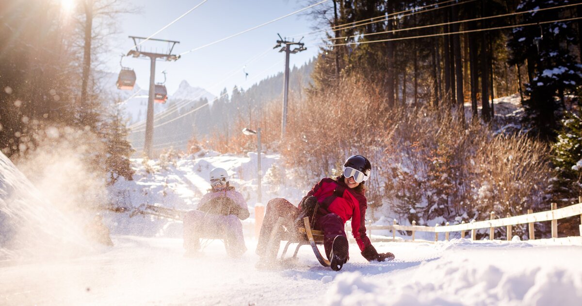 Rodeln am Erlebnisberg Golm im Montafon